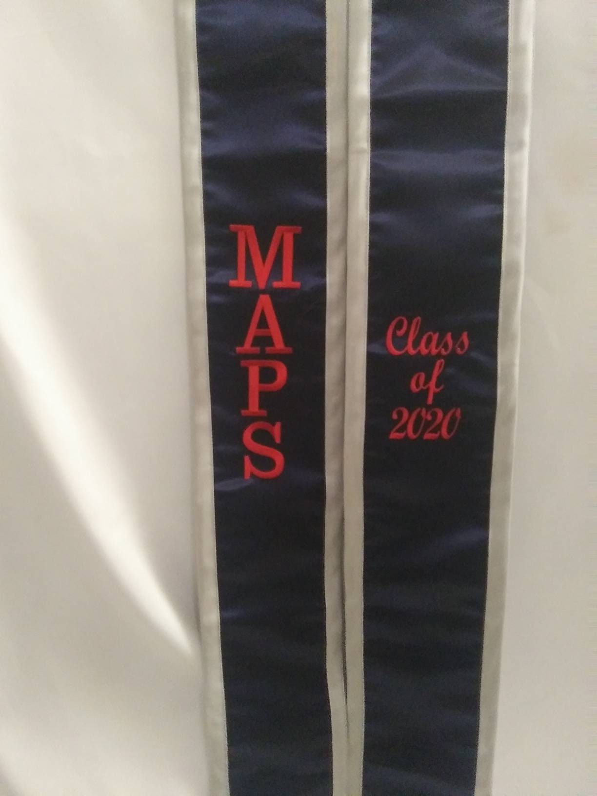 A Custom Graduation Sash and Stoles Graduation Gifts Satin | Etsy