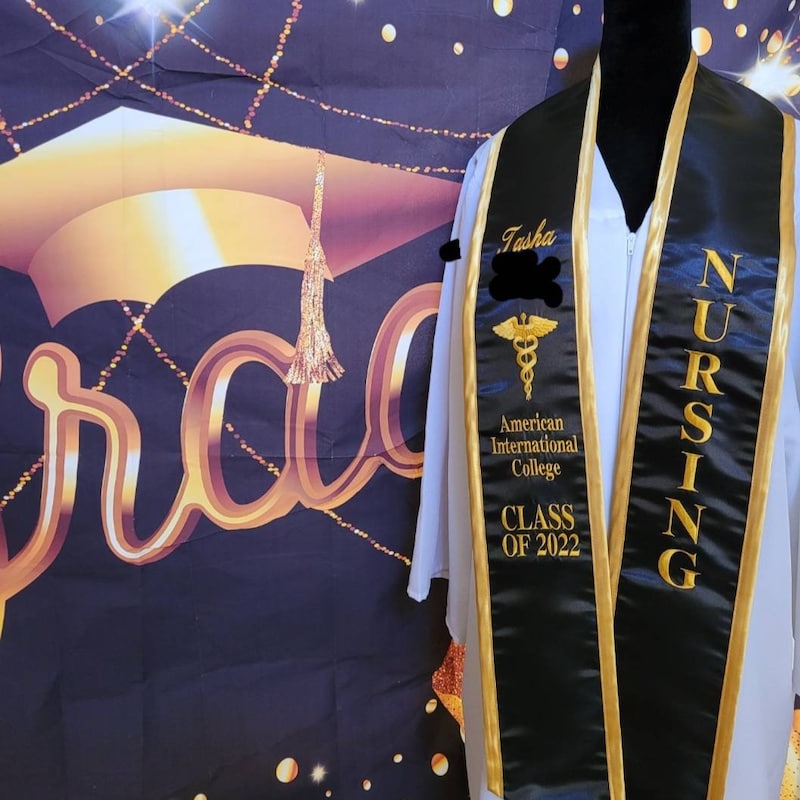 Nursing Graduation Stole - Etsy