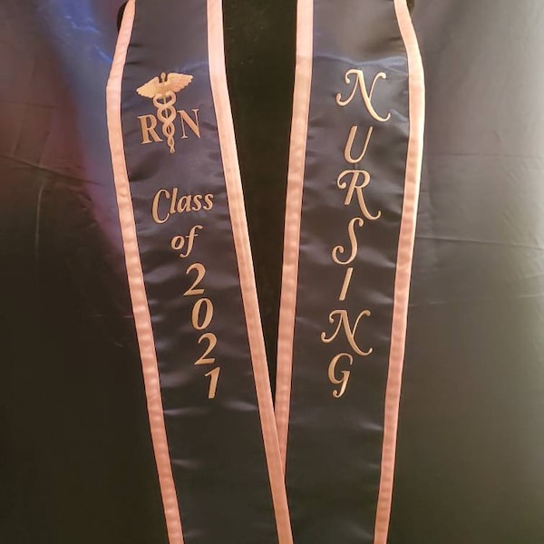 Nursing Graduation Stole - Etsy
