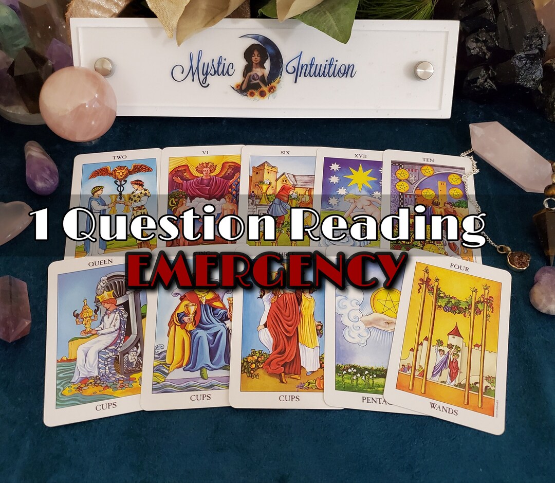 1 Question Emergency Reading - Etsy