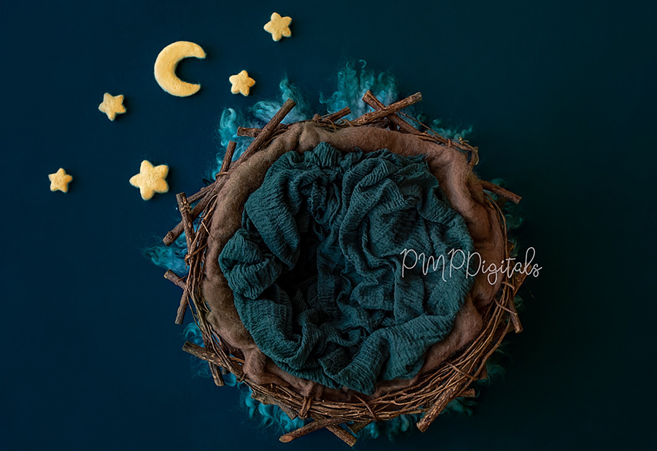 Digital Download Newborn, Fall Night Woodland Digital, Digital Backdrop ...