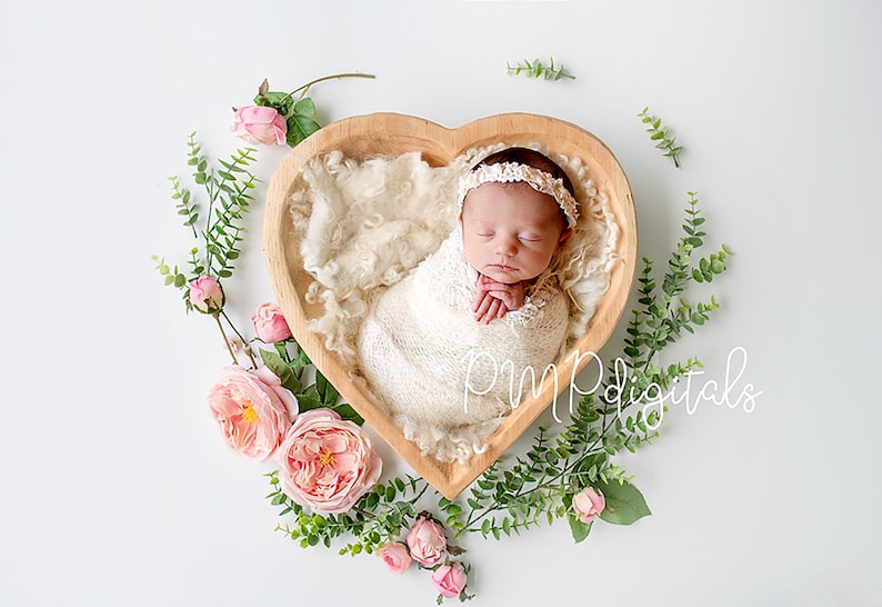 Newborn Digital Backdrop Flowers Earthly ,newborn Photography ...