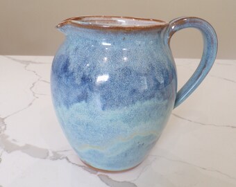 Black Pottery Pitcher - Etsy