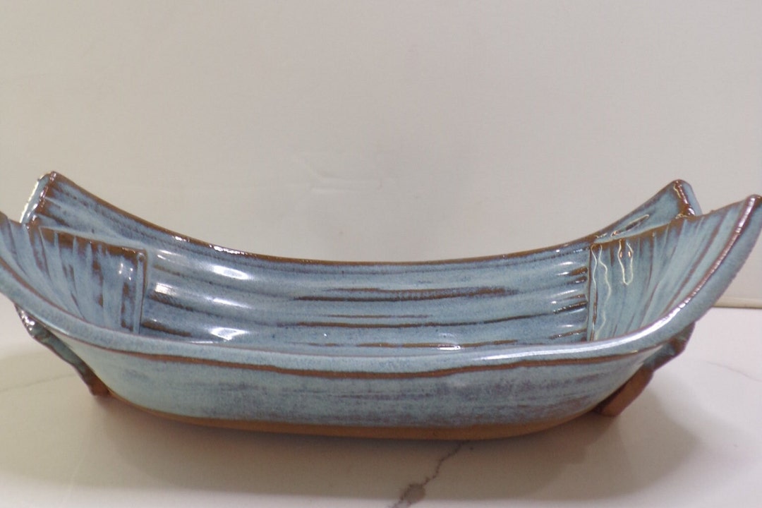 Cracker Tray by Black Rock Falls Pottery,hand Built Cracker Tray,tray ...