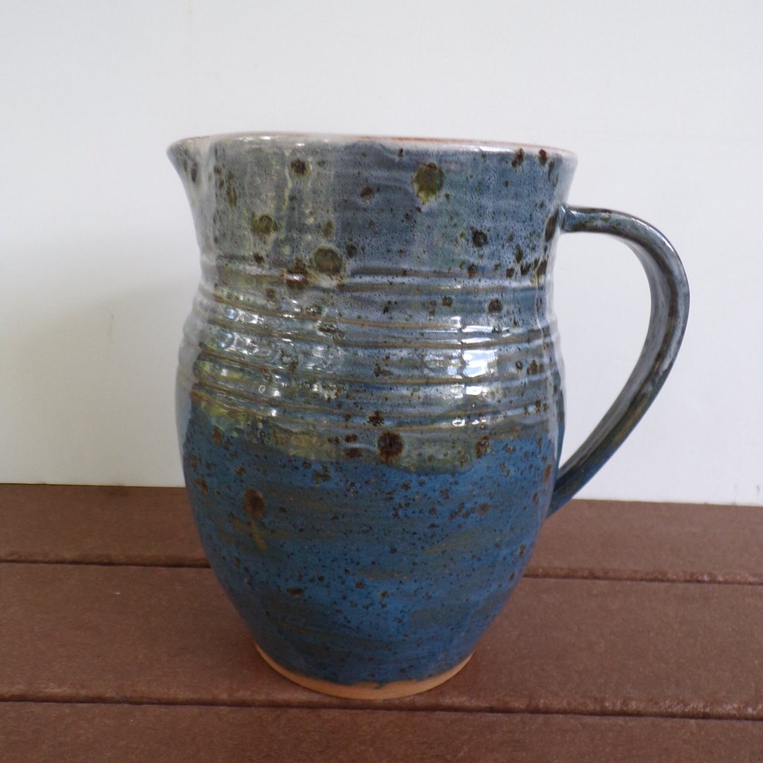 Large Pitcher Hand Thrown Pitcher Handmade Pitcher Pitcher - Etsy