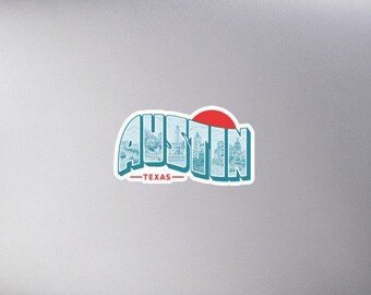 Austin Texas Sticker - Etsy