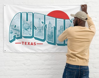 Austin Texas Flag - Etsy