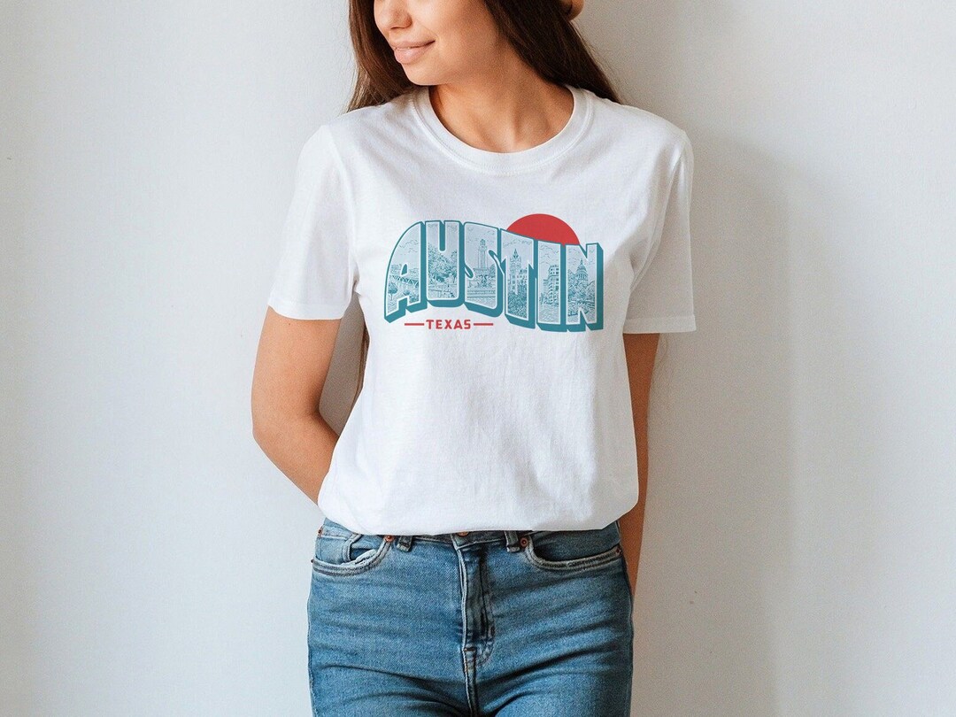 Vintage Austin Texas Travel Tee, ATX Unisex T-shirt - Etsy