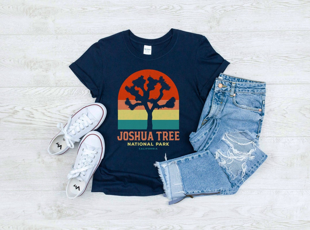 Joshua Tree T-shirt National Park California Vintage Retro Unisex Tee ...