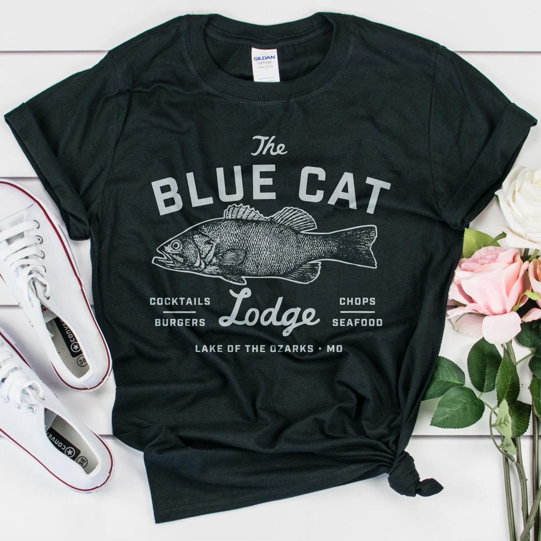 Ozark Blue Cat Lodge Unisex T-shirt - Etsy