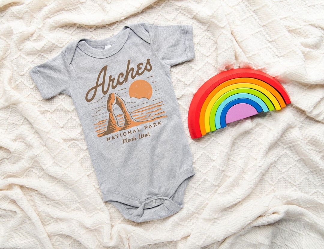 Arches Baby Onesie Moab Utah National Park Infant One Piece - Etsy