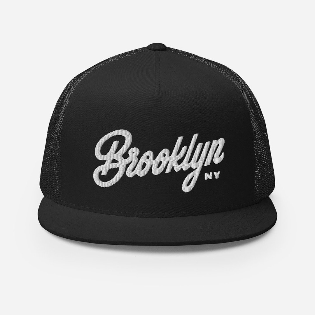 Classic Brooklyn New York NY Black Trucker Cap - Etsy