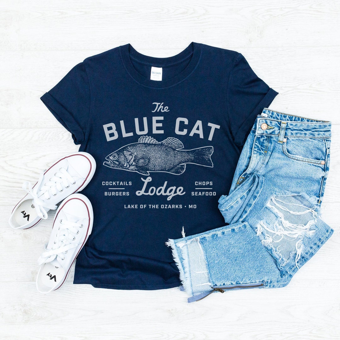 Ozark Blue Cat Lodge Missouri Lake Fishing Unisex T-shirt - Etsy
