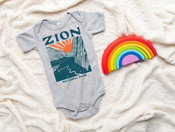 Baby Zion National Park Utah Adventure Hiking Trail Onesie - Etsy