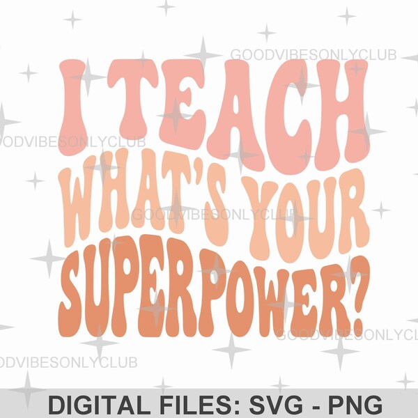 I Teach Superpower - Etsy