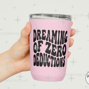 Dreaming of Zero Deductions SVG PNG, Cheer Squad SVG, Retro Wavy Text ...