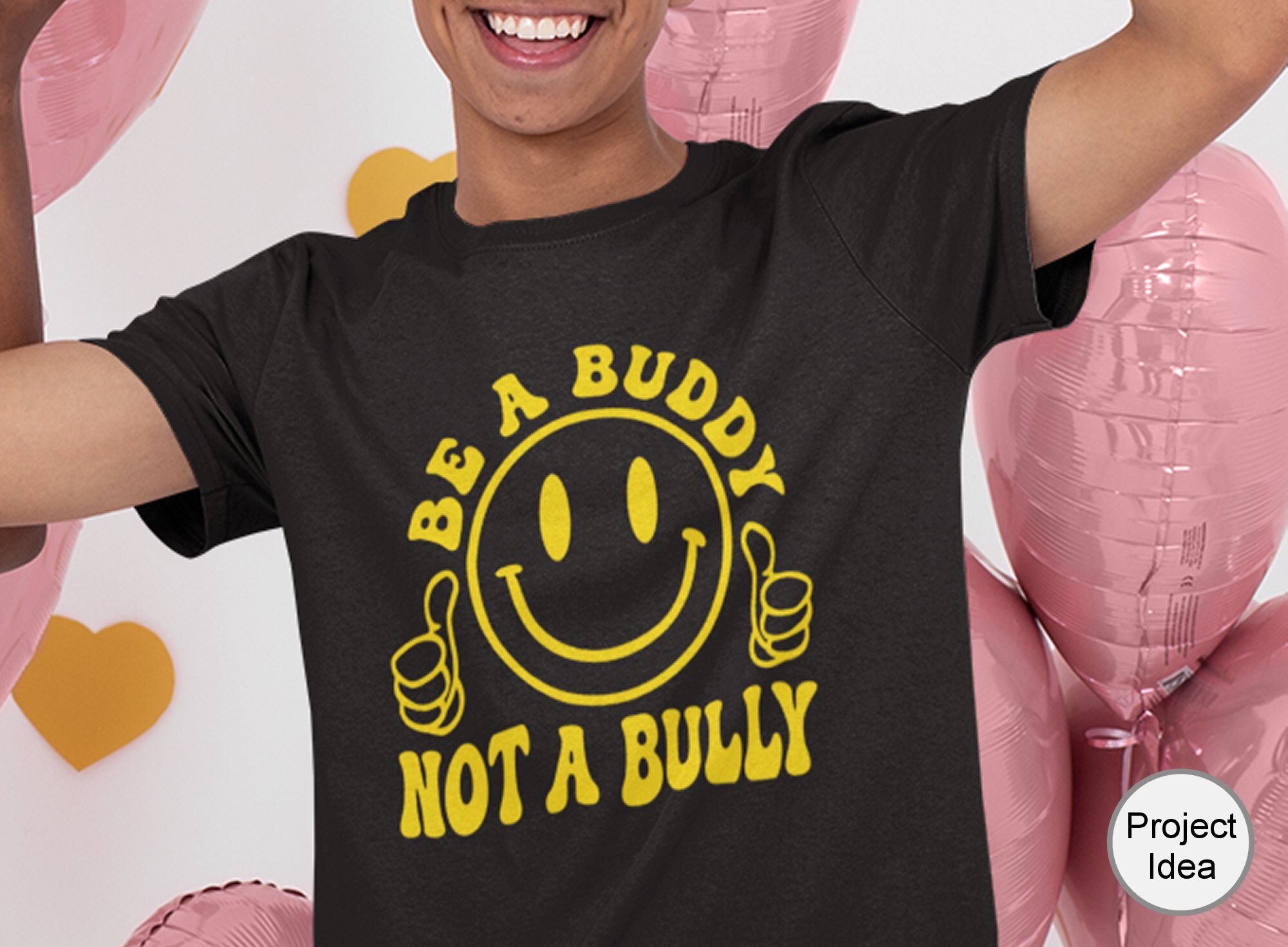 Be A Buddy Not A Bully SVG PNG Retro SVG Anti Bullying Good - Etsy ...