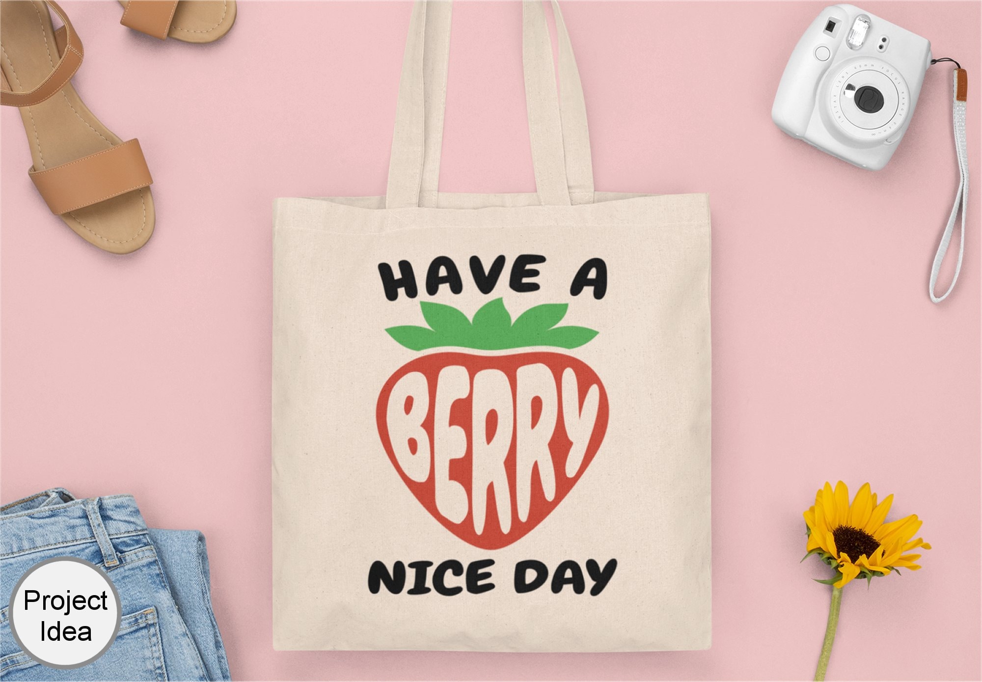 Have A Berry Good Day SVG Strawberry SVG Cute Inspirational | Etsy