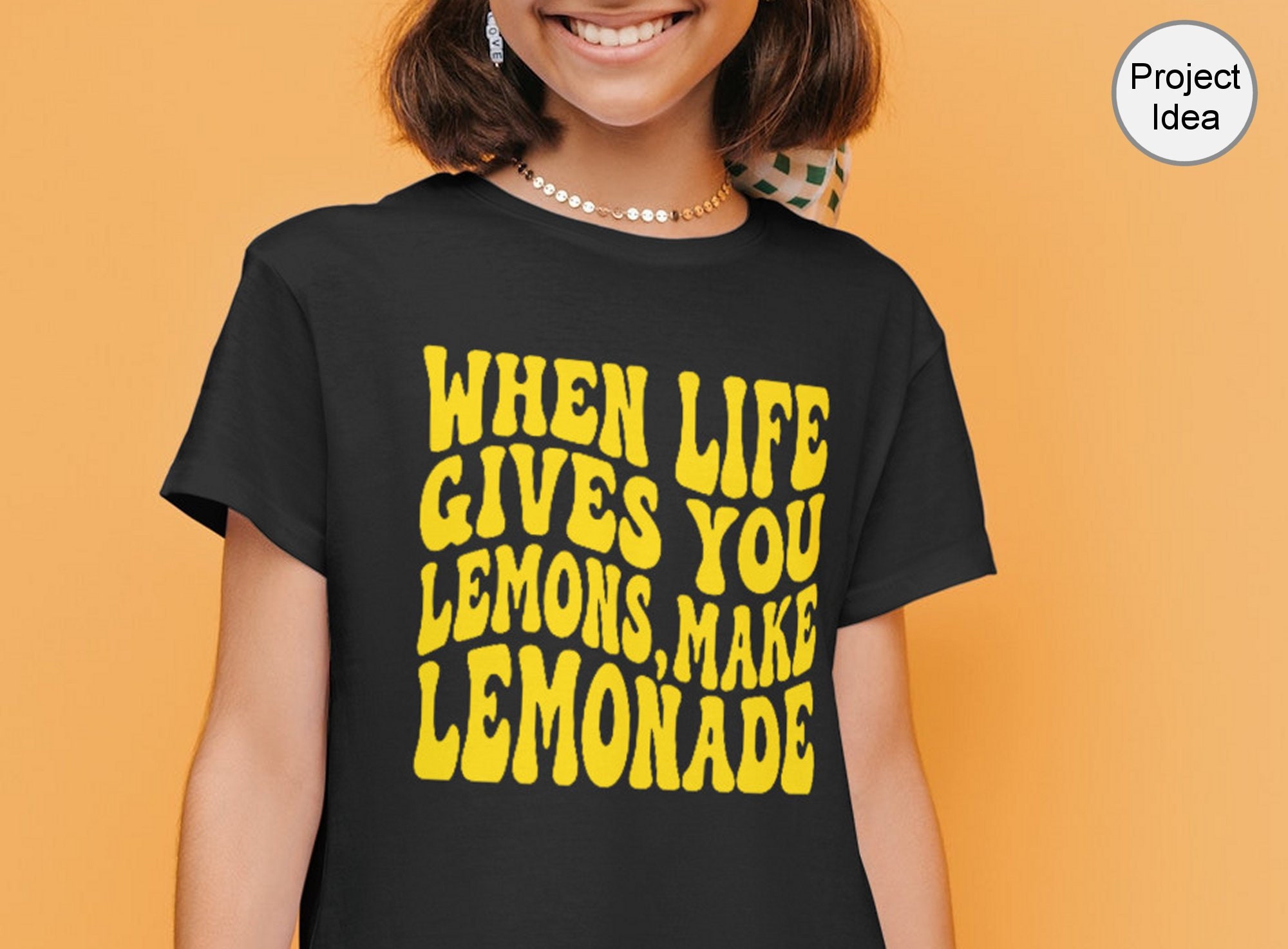 When Life Gives You Lemons Quote SVG PNG Retro Wavy Text - Etsy