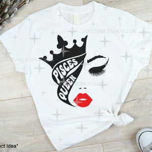 Pisces Queen Svg, Birthday Queen, Cut File for Cricut & Silhouette ...