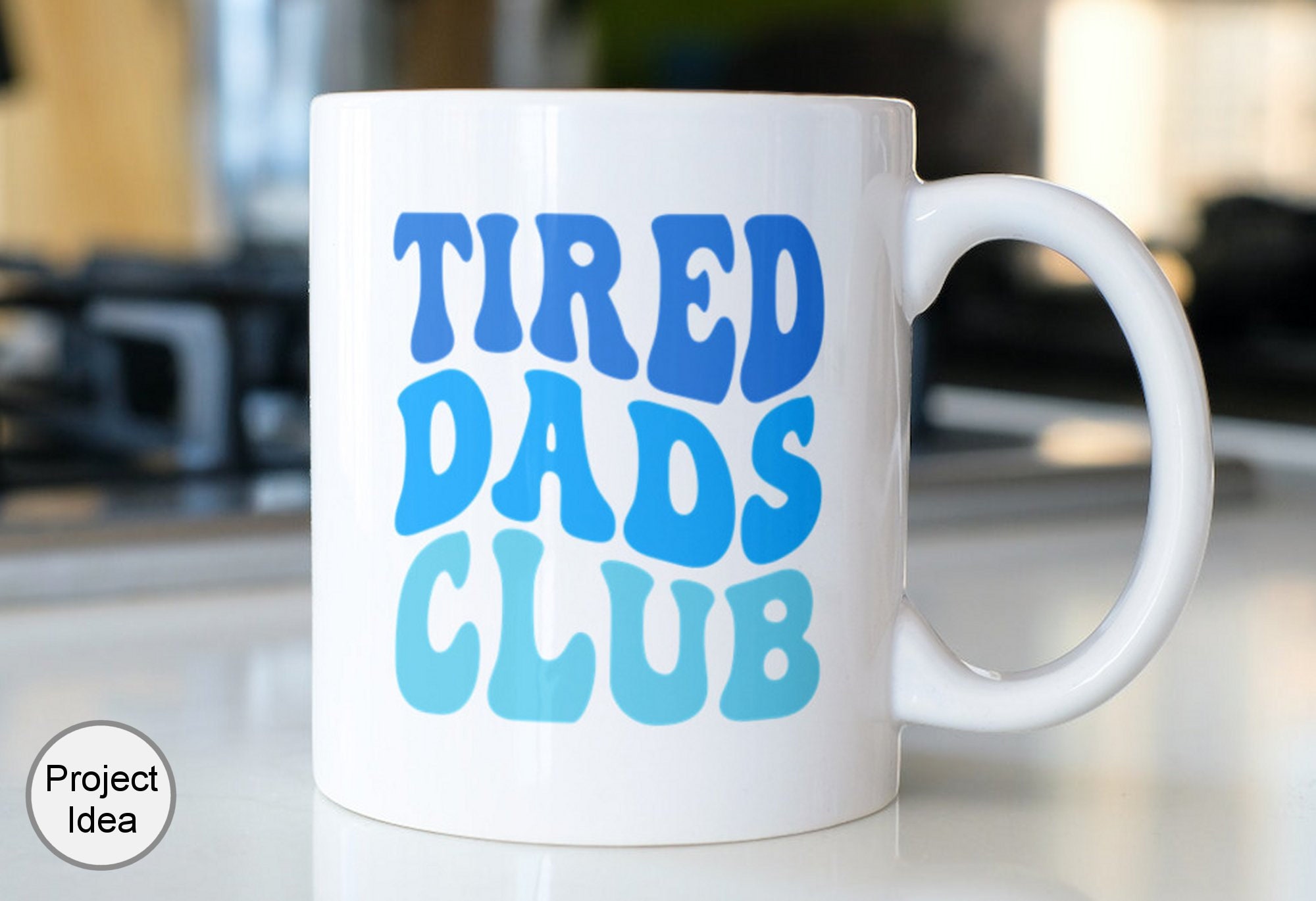Tired Dads Club PNG SVG Retro Wavy Text Dad Life SVG Funny - Etsy