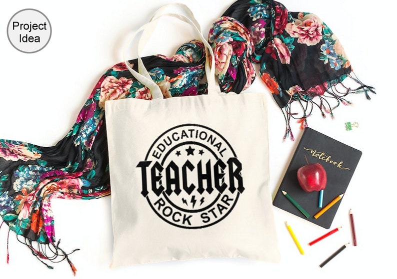 Teacher Educational Rock Star SVG PNG, Funny Teacher Shirt, Teacher ...