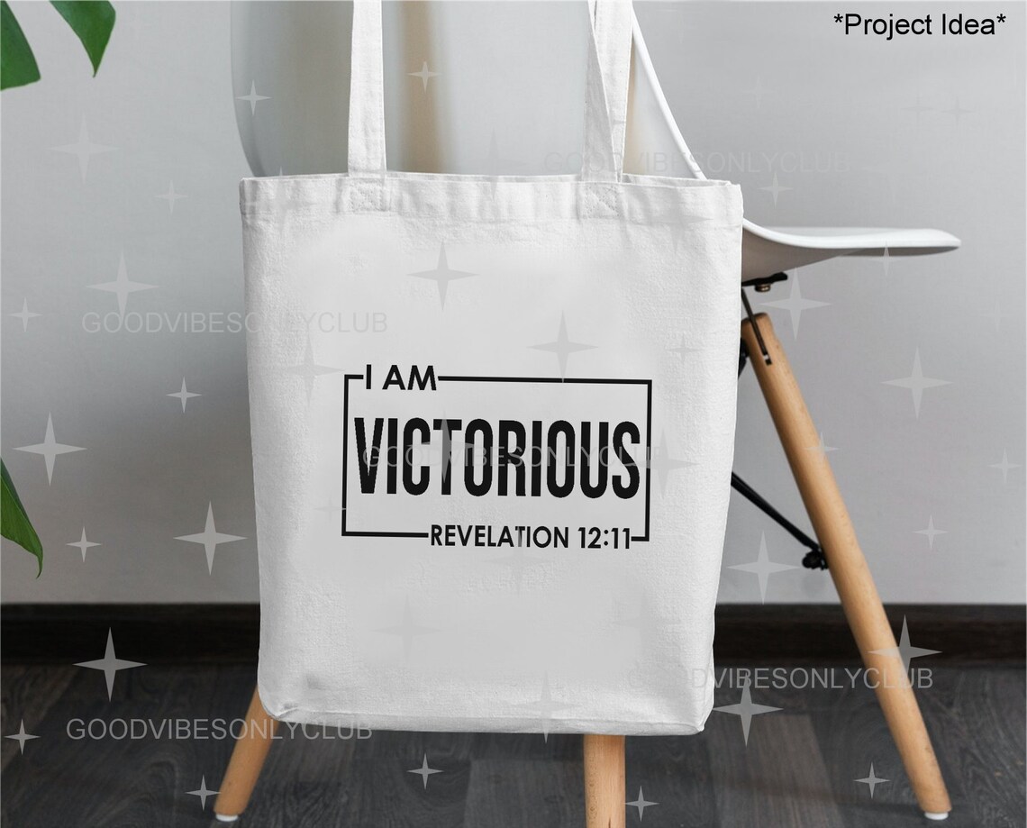 I Am Victorious SVG, Christian Shirt PNG, Inspirational Affirmation ...