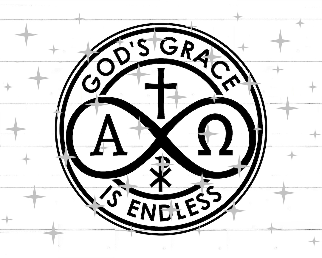 God's Grace is Endless SVG, Christian SVG, Religious SVG, Chi Rho Svg ...
