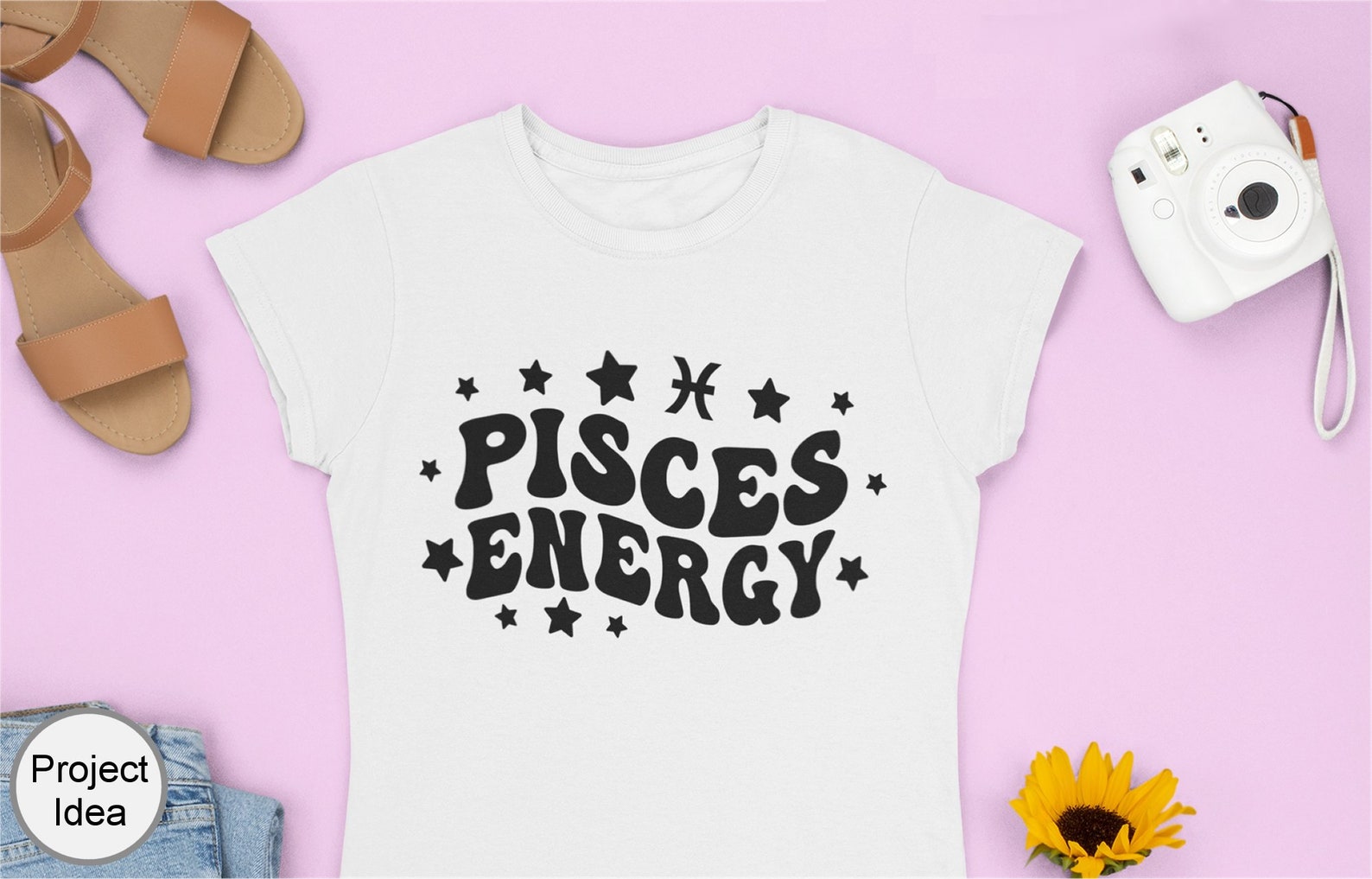 Pisces Energy SVG PNG Zodiac Star Sign Retro Wavy Text SVG - Etsy