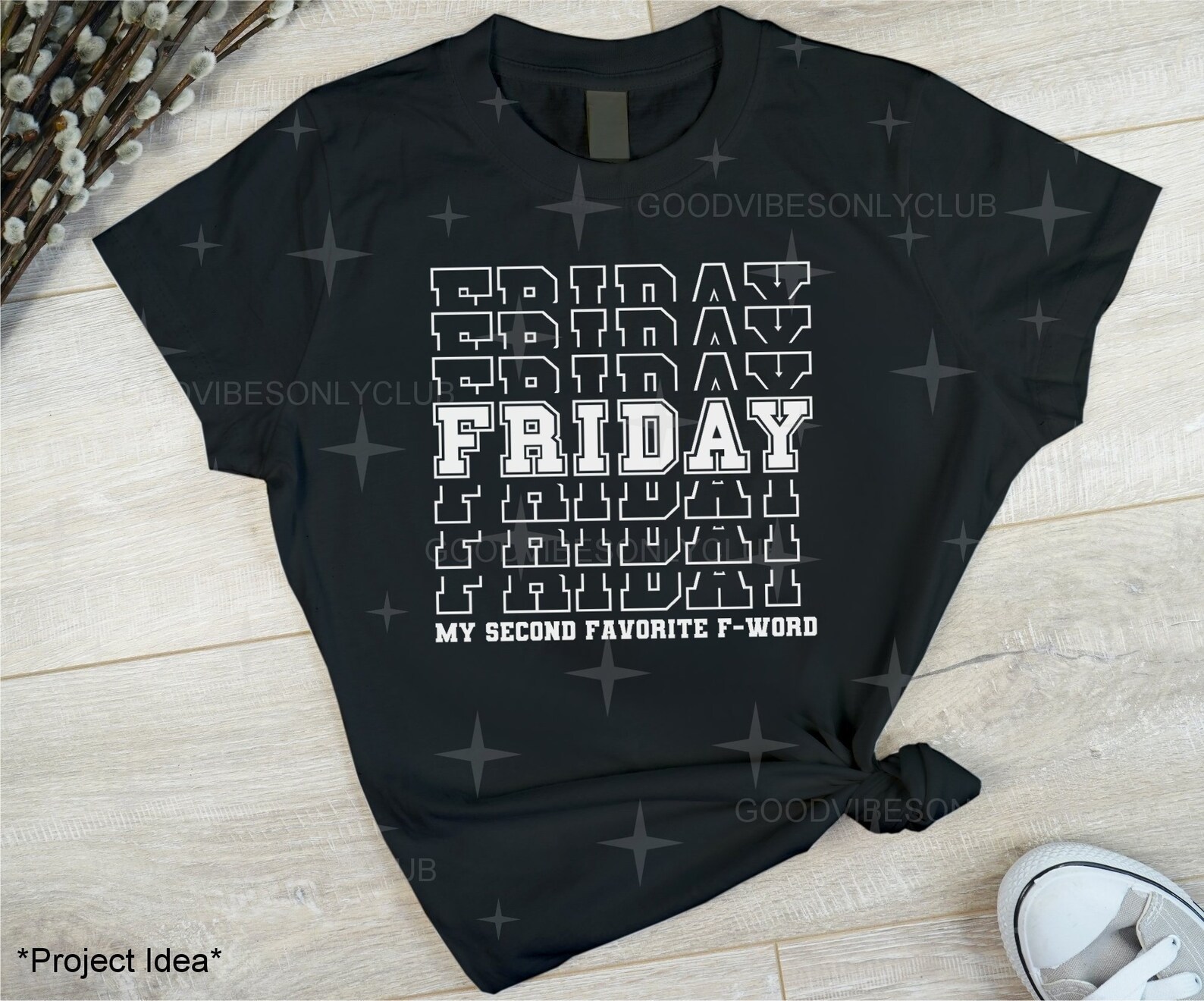 Friday My Second Favorite F-word SVG PNG Adult Humor Funny - Etsy