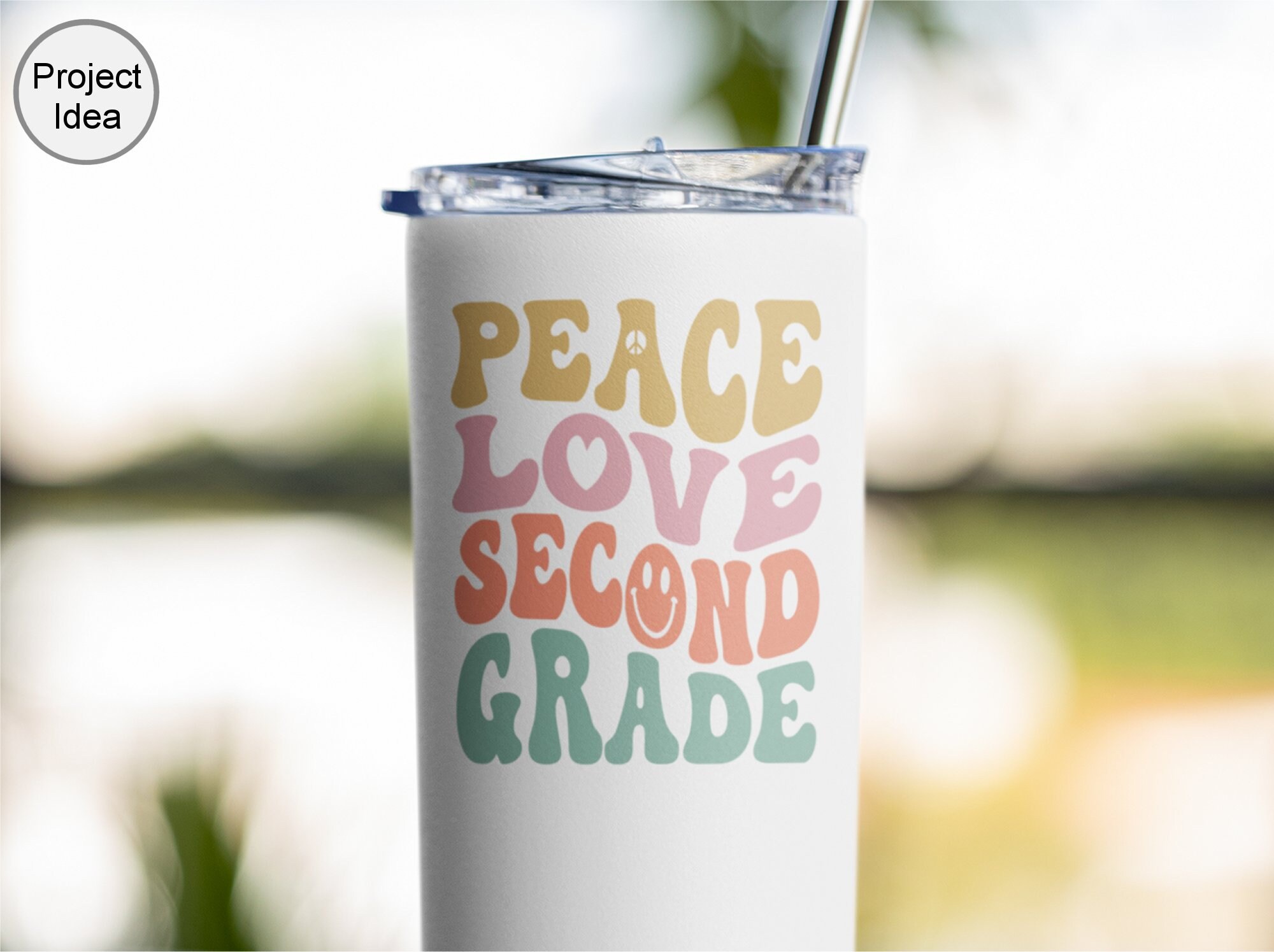 Peace Love Second Grade SVG PNG Teacher Shirt Retro Wavy - Etsy