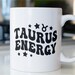 Taurus Energy SVG PNG, Zodiac Star Sign, Retro Wavy Text SVG, Birthday ...