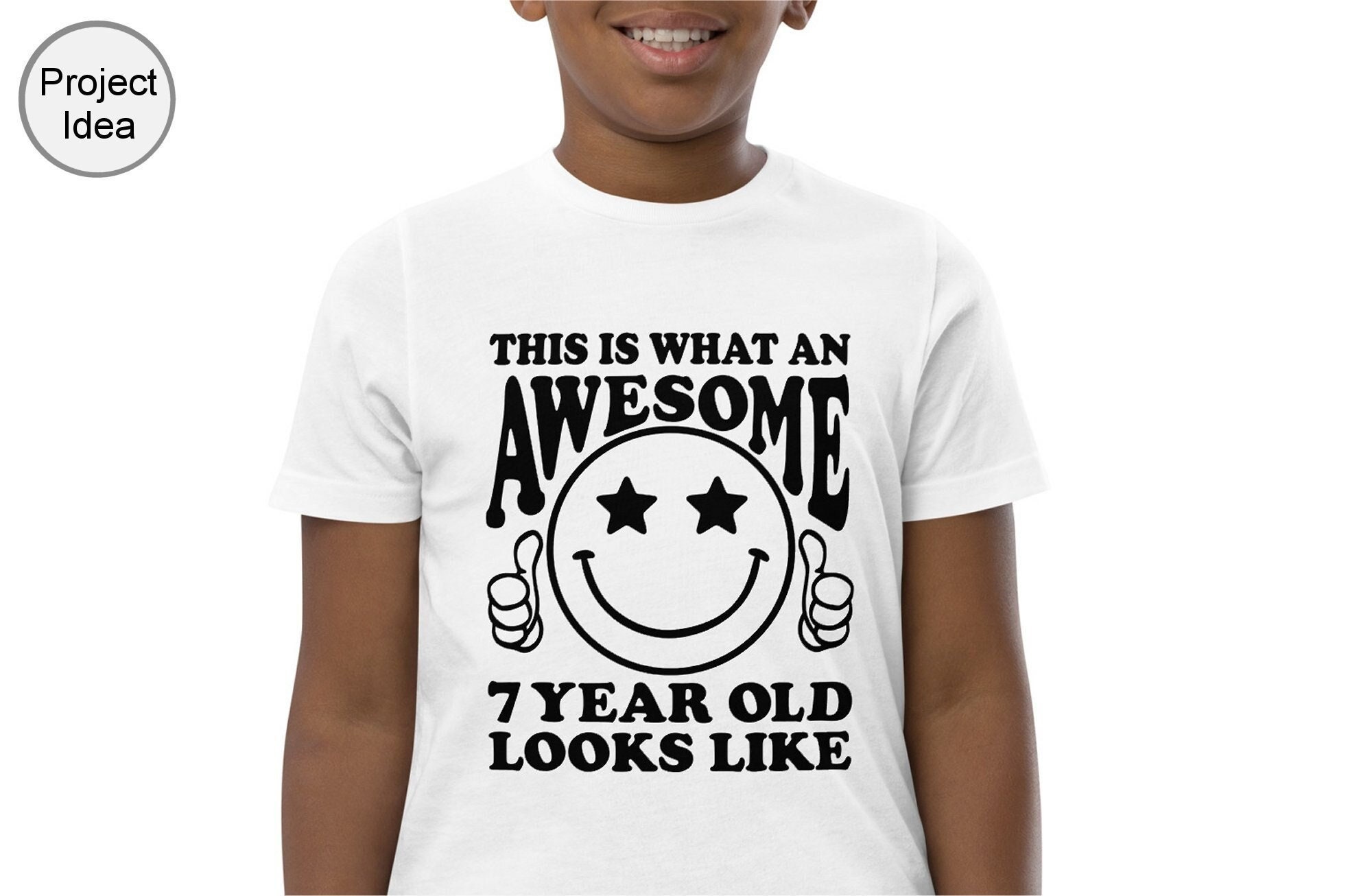 7 Year Old SVG PNG 7th Birthday Shirt SVG Seventh Birthday - Etsy