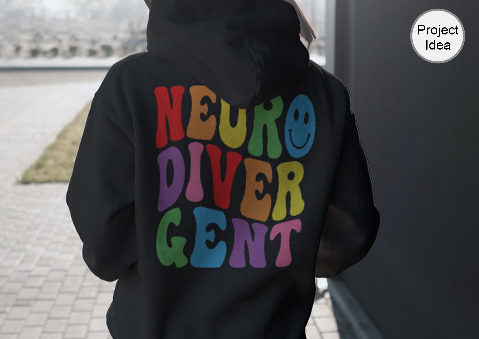 Neurodivergent PNG SVG Retro Autisme SVG Neurodiversiteit - Etsy Nederland