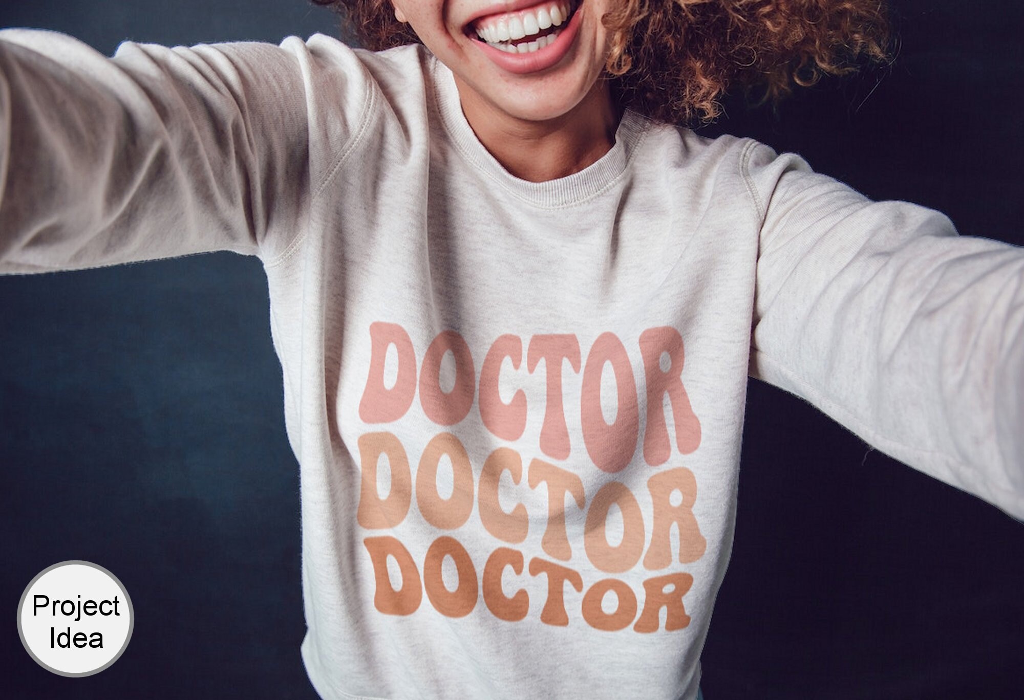 Doctor SVG PNG Retro Wavy Text SVG Boho Shirt Doctor - Etsy
