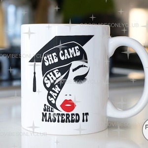 She Came She Saw She Mastered It SVG PNG, Master's Degree SVG ...