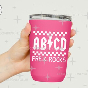 ABCD Pre-k Rocks SVG PNG, Pre-k Teacher Shirt, Pre-k Kids, First Day of ...