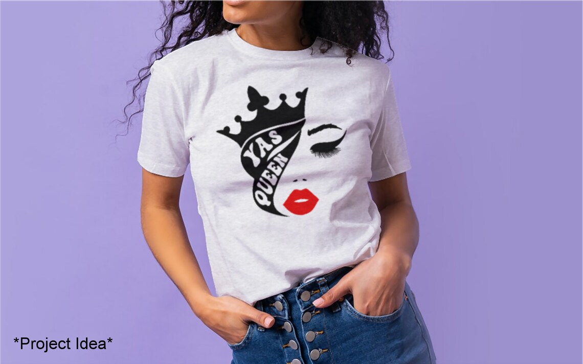 Yas Queen SVG PNG Cut Files for Cricut & Silhouette Stylish - Etsy UK