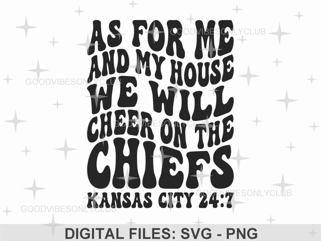 Chiefs Football Fan SVG PNG Kansas City Retro Wavy Text - Etsy