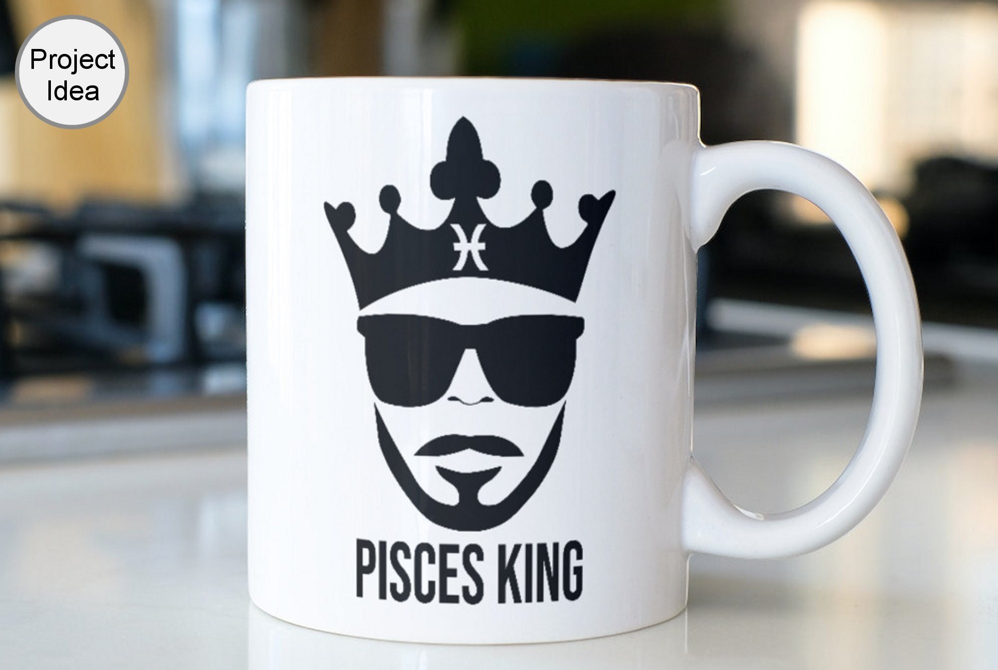 Pisces King SVG PNG Zodiac Star Sign SVG Birthday King - Etsy