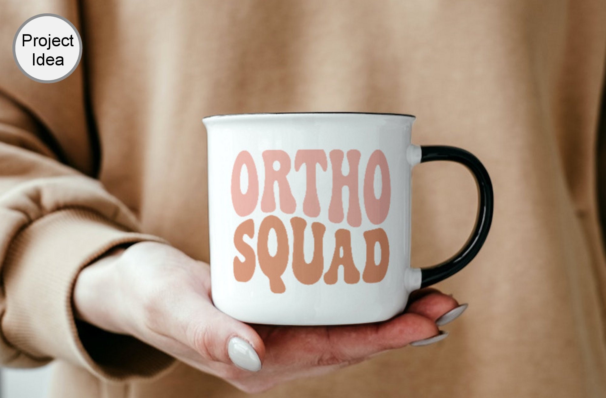 Ortho Squad SVG PNG: Retro Wavy Text, Nurse Appreciation (digital Files ...