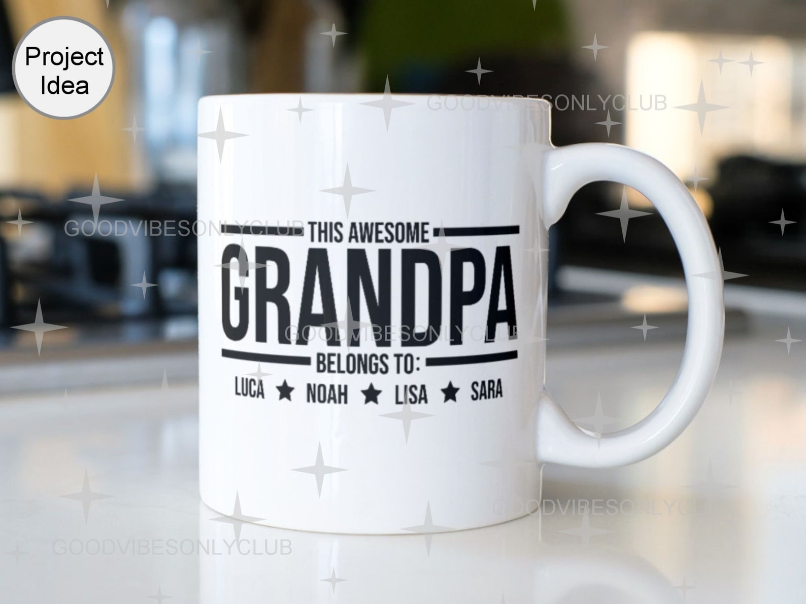 This Awesome Grandpa Belongs to SVG PNG, Personalized Grandpa Gift ...