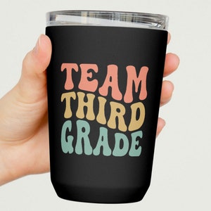 Team Third Grade PNG SVG, Retro Wavy Text SVG, Groovy Teacher Shirt ...