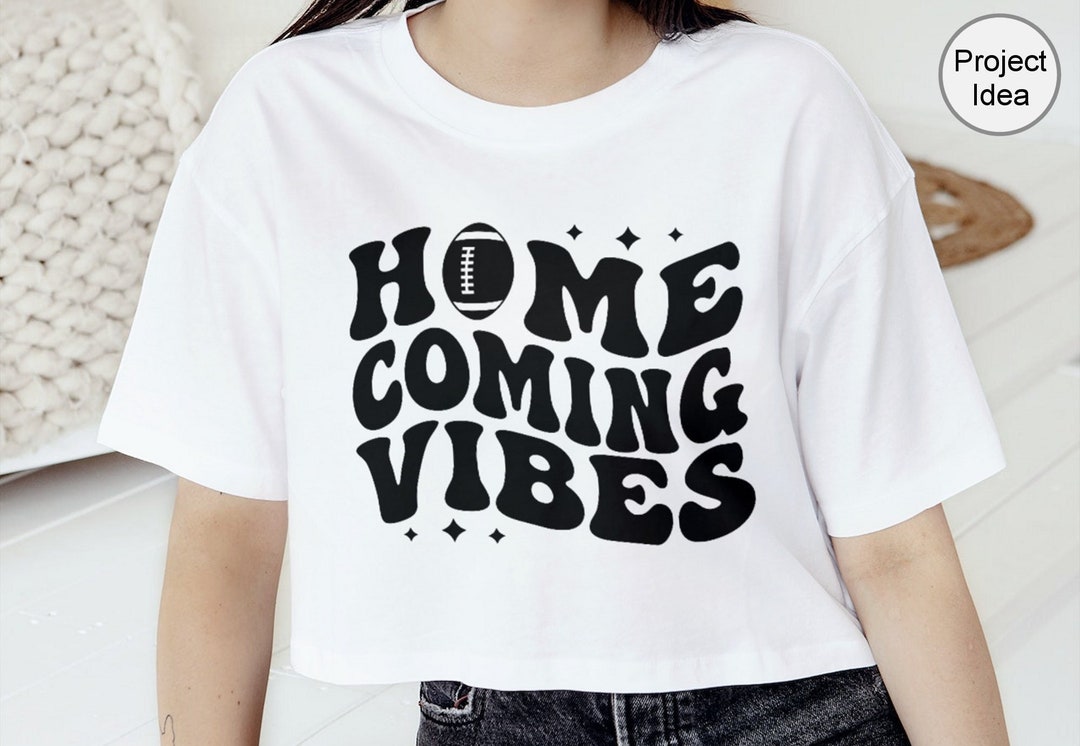 Homecoming Vibes SVG Retro Wavy Text SVG Hoco Shirt SVG - Etsy
