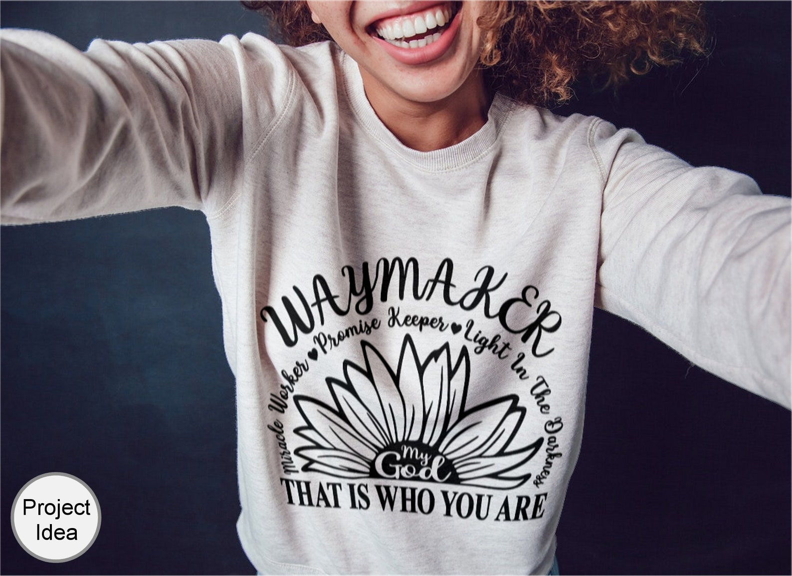Waymaker Miracle Worker Sunflower SVG PNG Christian Shirt - Etsy