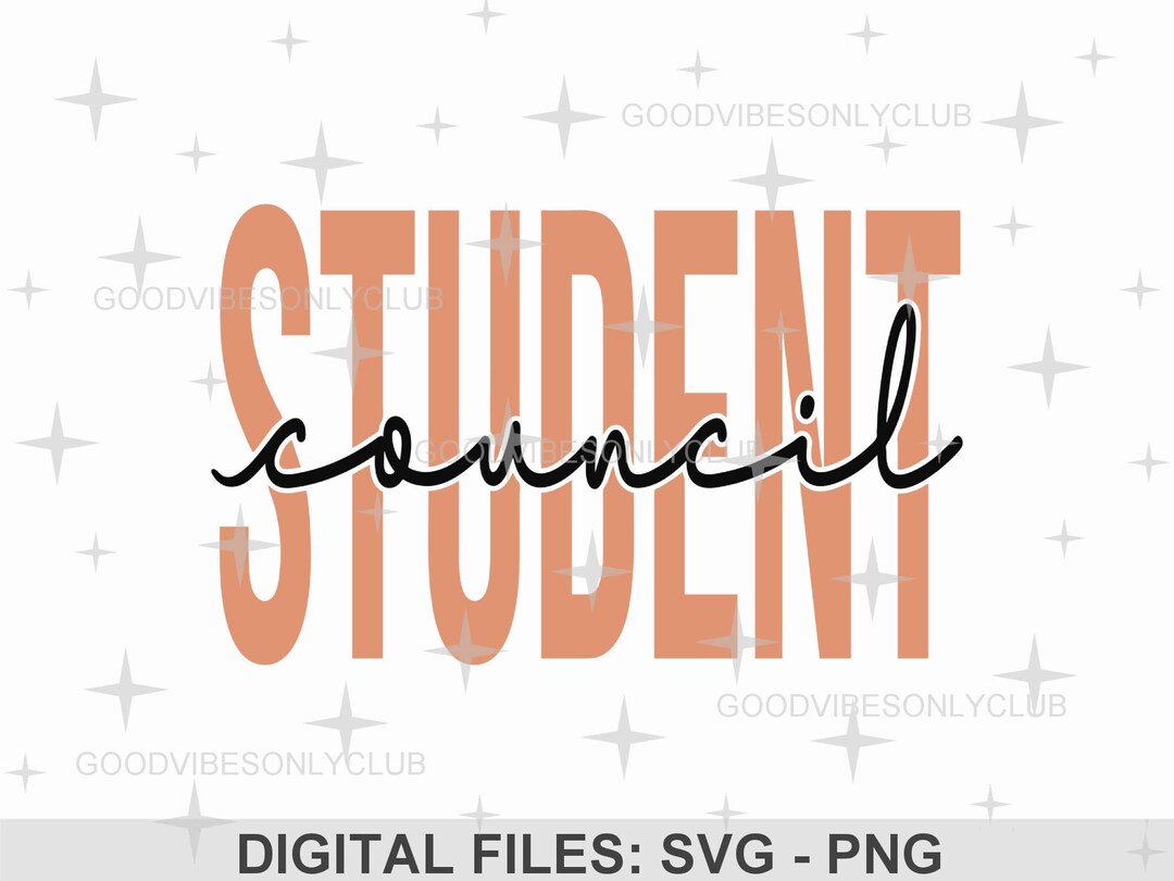 Student Council SVG PNG, School Council Shirt, Middle School, High ...