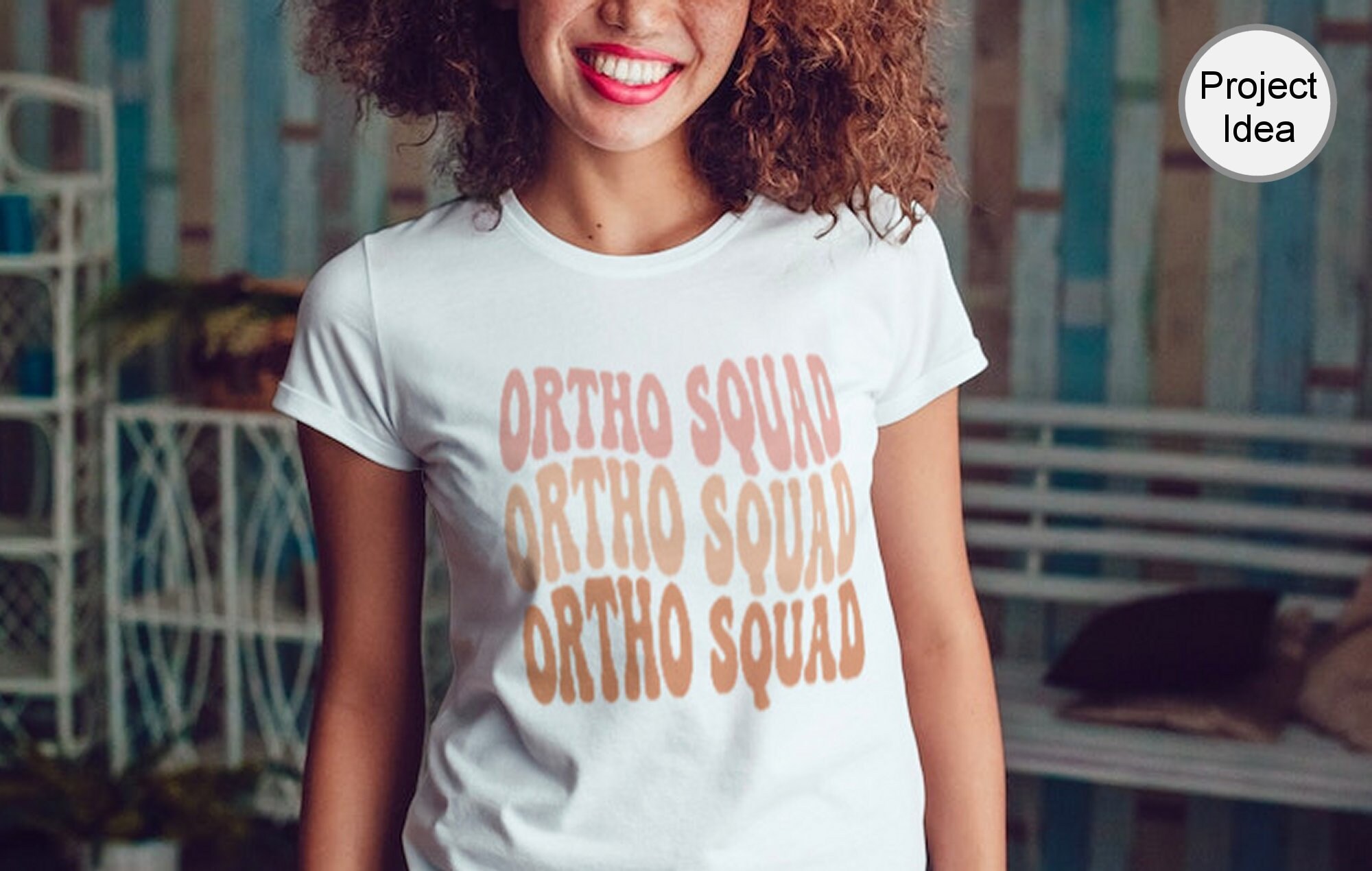 Ortho Squad SVG Retro Wavy Stacked Text PNG Nurse - Etsy