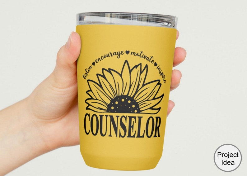 Counselor Sunflower SVG Counselor Shirt Sublimation Design - Etsy