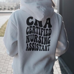 CNA Certified Nursing Assistant SVG PNG, Retro Wavy Text, Nurse ...