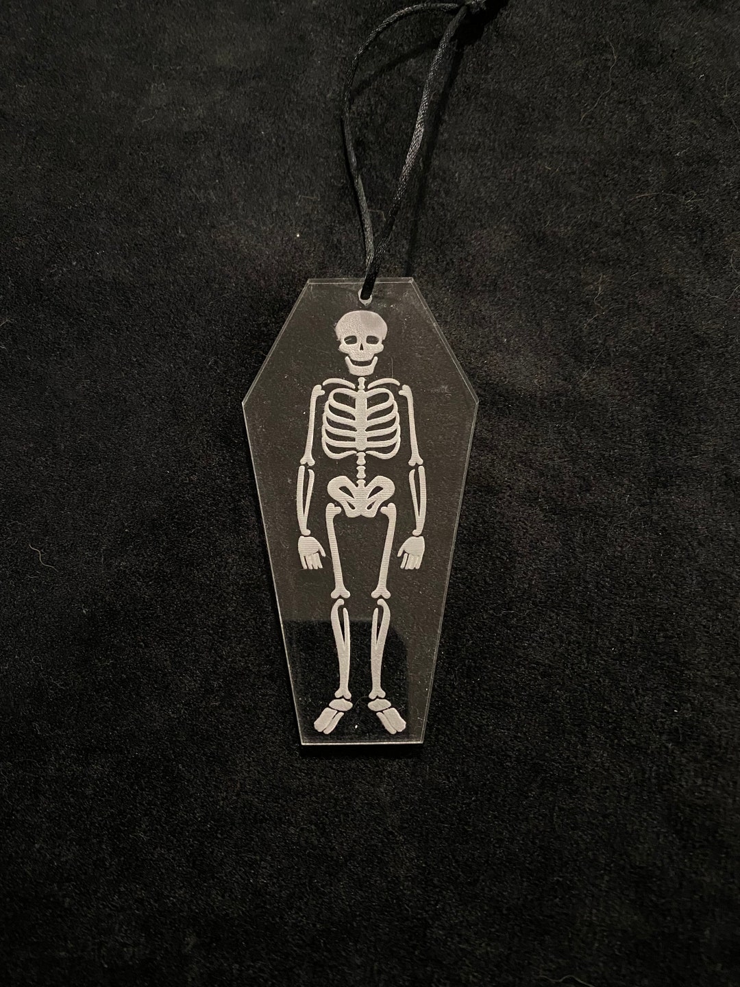 Gothic Skeleton Coffin Gothmas Tree Ornament - Etsy